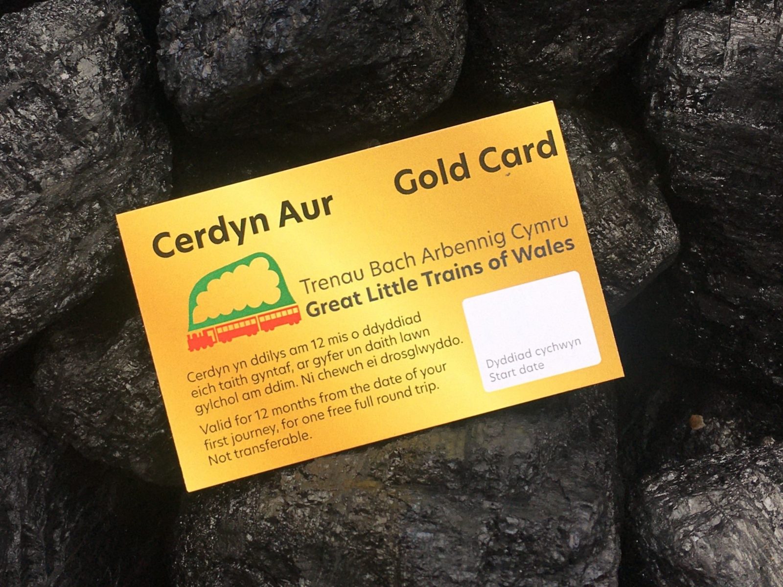 Buy a Gold Card, for travel on ten scenic Welsh railways